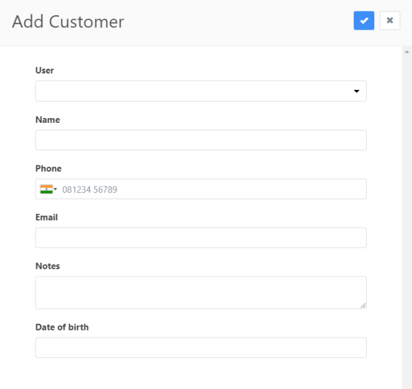 Manage Customers - Bookme Pro
